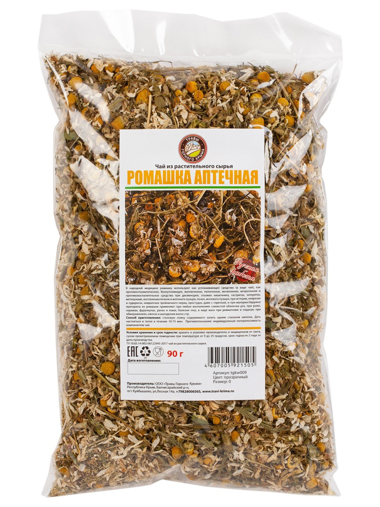 Чай из растительного сырья Ромашка, 90 г (Травы Горного Крыма), купить в