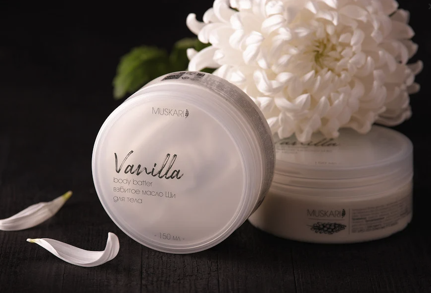 Взбитое Масло ши для тела “Vanilla” 150мл (Muskari), купить в