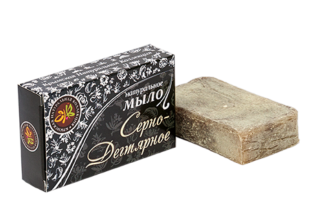 Мыло "Серно-Дегтярное" (Крымская Натуральная Коллекция), купить в Мск ...